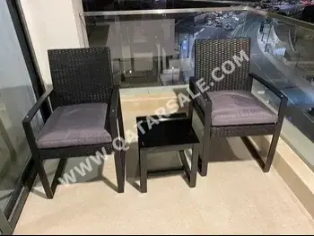 - Black - Patio Chairs For Sale in Qatar