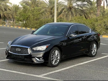 Infiniti Q50 S Silver Sedan For Rent in Qatar