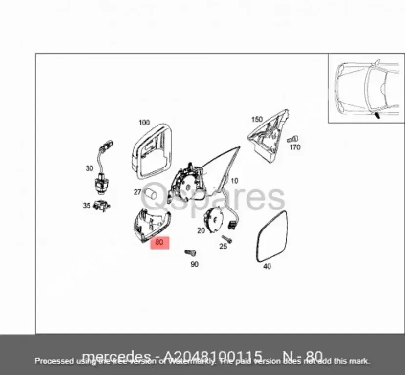 - Mercedes-Benz C-Class - Body Parts & Mirrors Genuine Part With ...