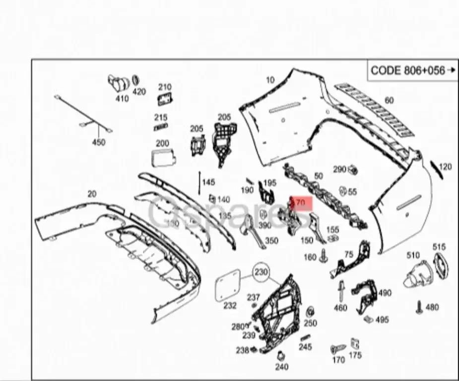 - Mercedes-Benz GLE - Body Parts & Mirrors Genuine Part With Delivery ...