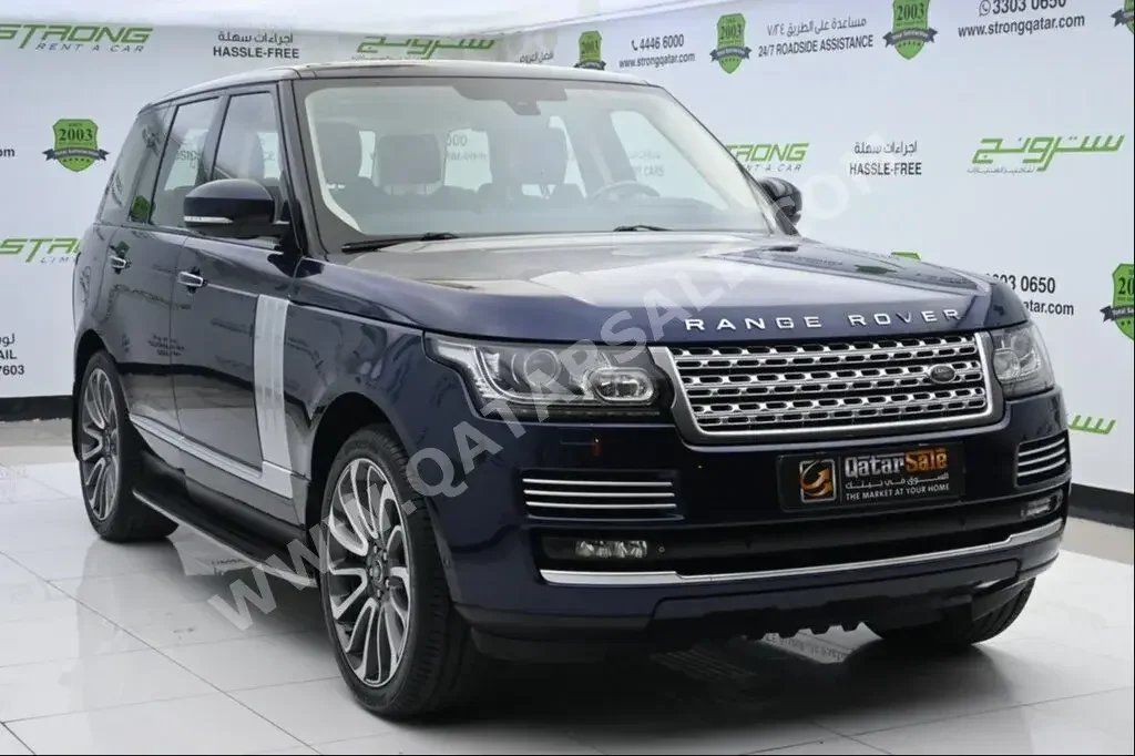 Land Rover Range Rover Vogue Autobiography Dark Blue 2015 For Sale in Qatar
