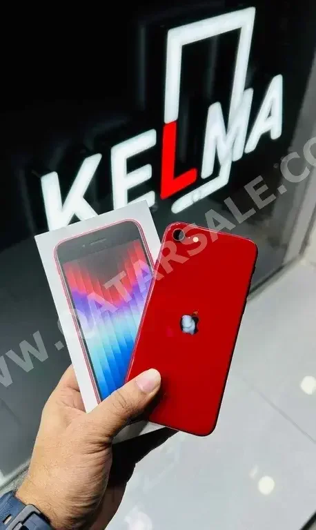 Apple - iPhone - SE 2nd Generation - 64 GB - Red 2022 Apple-Lightning ...