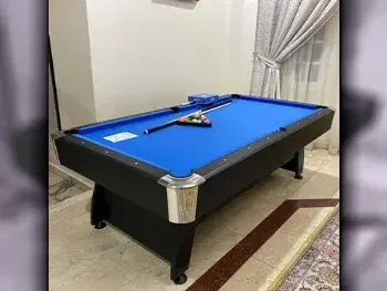 Billiard Table Blue With Installation For Sale in Qatar
