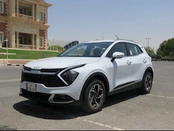 Kia Sportage White SUV 2x4 For Rent in Qatar