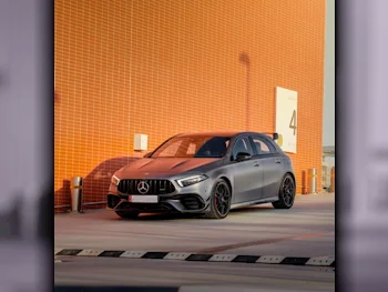 Mercedes-Benz A-Class 45 S AMG Gray 2022 For Sale in Qatar
