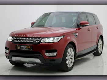 Land Rover Range Rover Sport HSE Red 2016 For Sale in QAR
