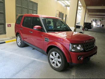 Land Rover LR4 SE Red 2016 For Sale in Qatar