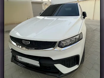 Geely Tugella Sport White and Green 2023 For Sale in Qatar