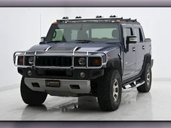 Hummer T H2 Dark Blue 2008 For Sale in Qatar