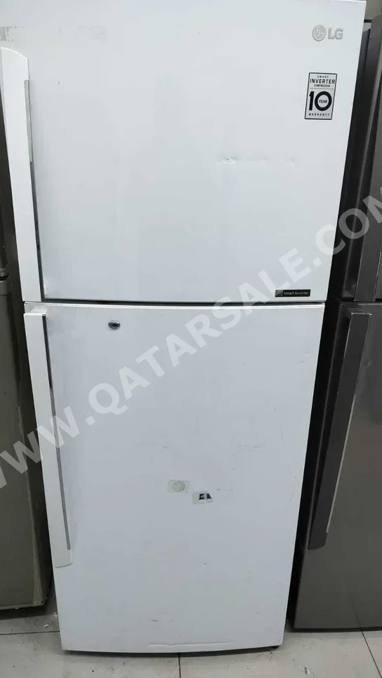 LG Bottom Freezer Refrigerator - White 501-600 Lt Warranty With ...