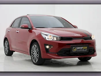 Kia Rio Maroon 2022 For Sale in Qatar