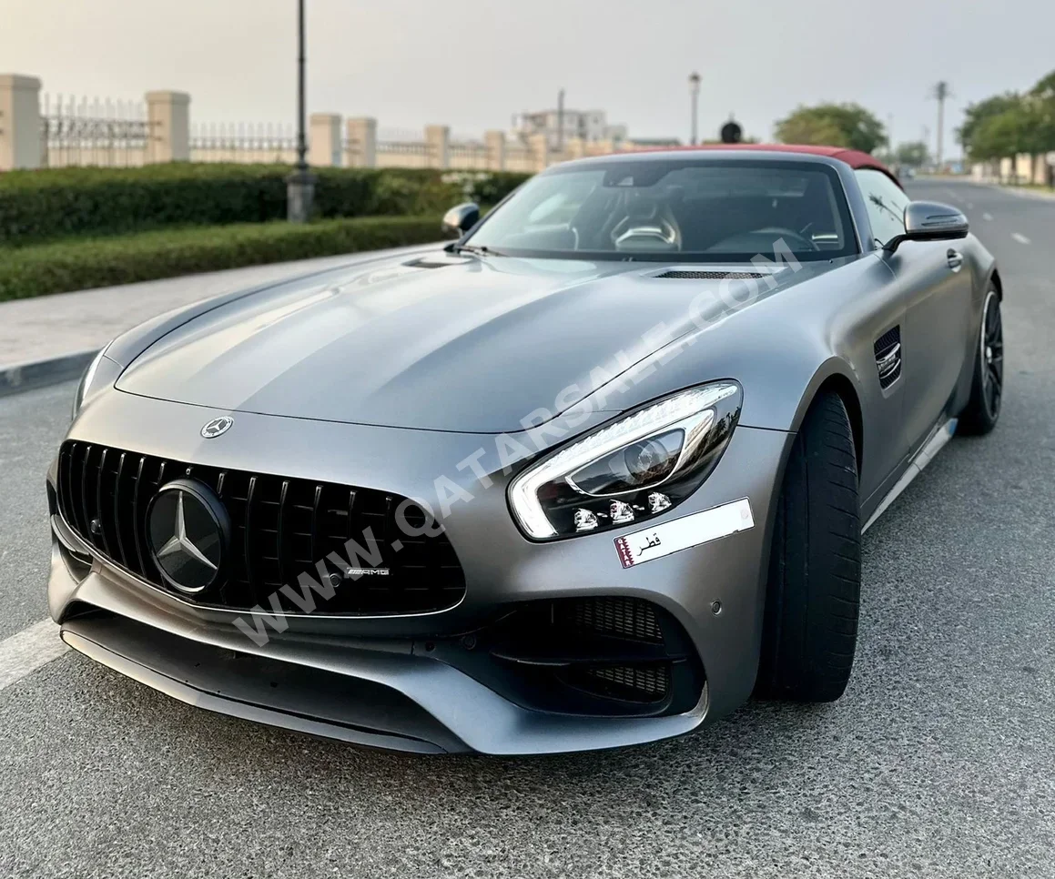 Mercedes-Benz GT C AMG Gray Matte 2018 For Sale in Qatar