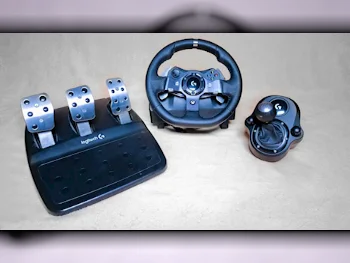 Console Accessories - Logitech - Flight Yoke System Steering Wheel with ...