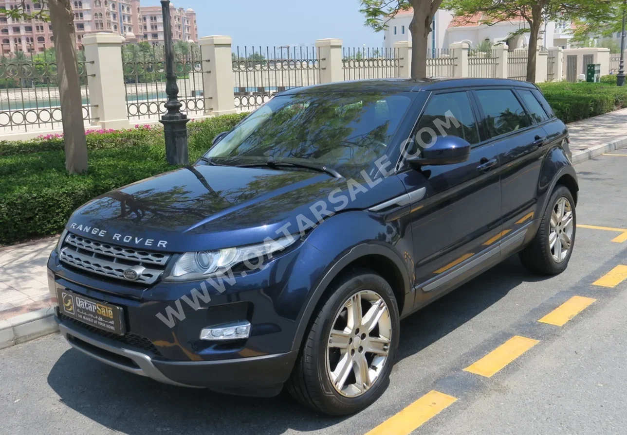 Land Rover Evoque Dark Blue 2015 For Sale in Qatar