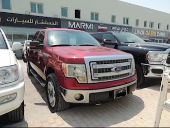 Ford F 150 Maroon 2014 For Sale in Qatar