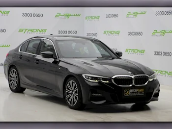 BMW 3-Series 330i Black 2019 For Sale in Qatar