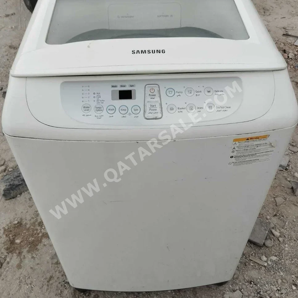 Washing Machines & All in ones Samsung / Top Load Washer / 9 Kg White ...