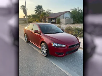 Mitsubishi Lancer EX Maroon 2016 For Sale in Qatar