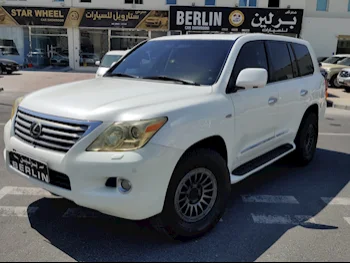 Lexus LX 570 White 2009 For Sale in Qatar