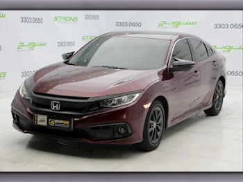 Honda Civic Maroon 2020 For Sale in Qatar