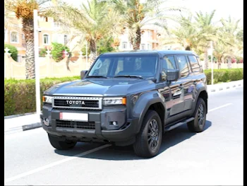 Toyota Prado Grey SUV 4x4 For Rent in Qatar