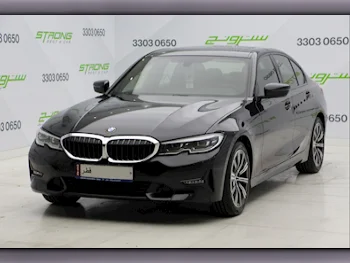 BMW 3-Series 330i Black 2019 For Sale in Qatar