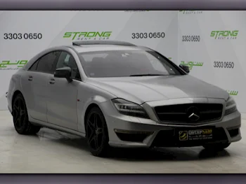 Mercedes-Benz CLS 63 AMG Gray Matte 2013 For Sale in Qatar