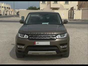 Land Rover Range Rover Sport HSE Brown 2014 For Sale in Qatar