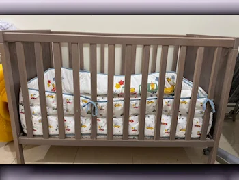 - Beige - Baby Crib For Sale in Qatar