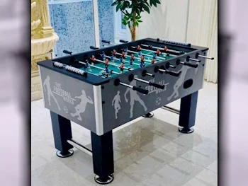Foosball Table Black and Gray With Installation For Sale in Qatar