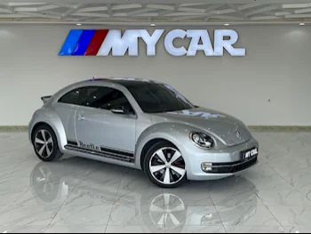 Volkswagen Beetle Turbo Silver 2016 For Sale in Qatar