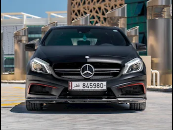 Mercedes-Benz A-Class 45 AMG Black 2015 For Sale in Qatar