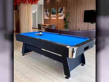 Billiard Table Black and Blue With Installation For Sale in Qatar