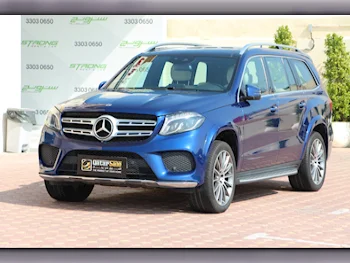 Mercedes-Benz GLS 500 Blue 2019 For Sale in Qatar