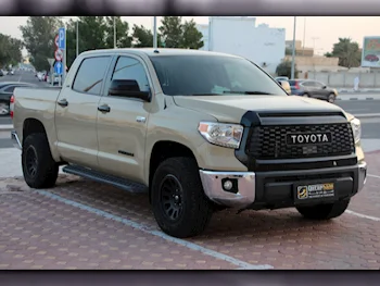 Toyota Tundra TRD Beige 2017 For Sale in Qatar