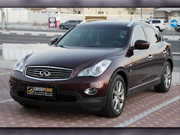 Infiniti QX 50 Maroon 2015 For Sale in Qatar