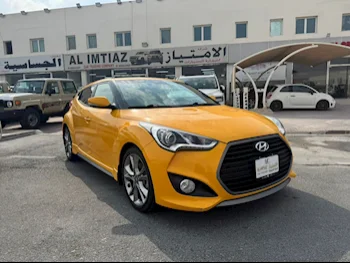 Hyundai Veloster Turbo Yellow 2018 For Sale in Qatar