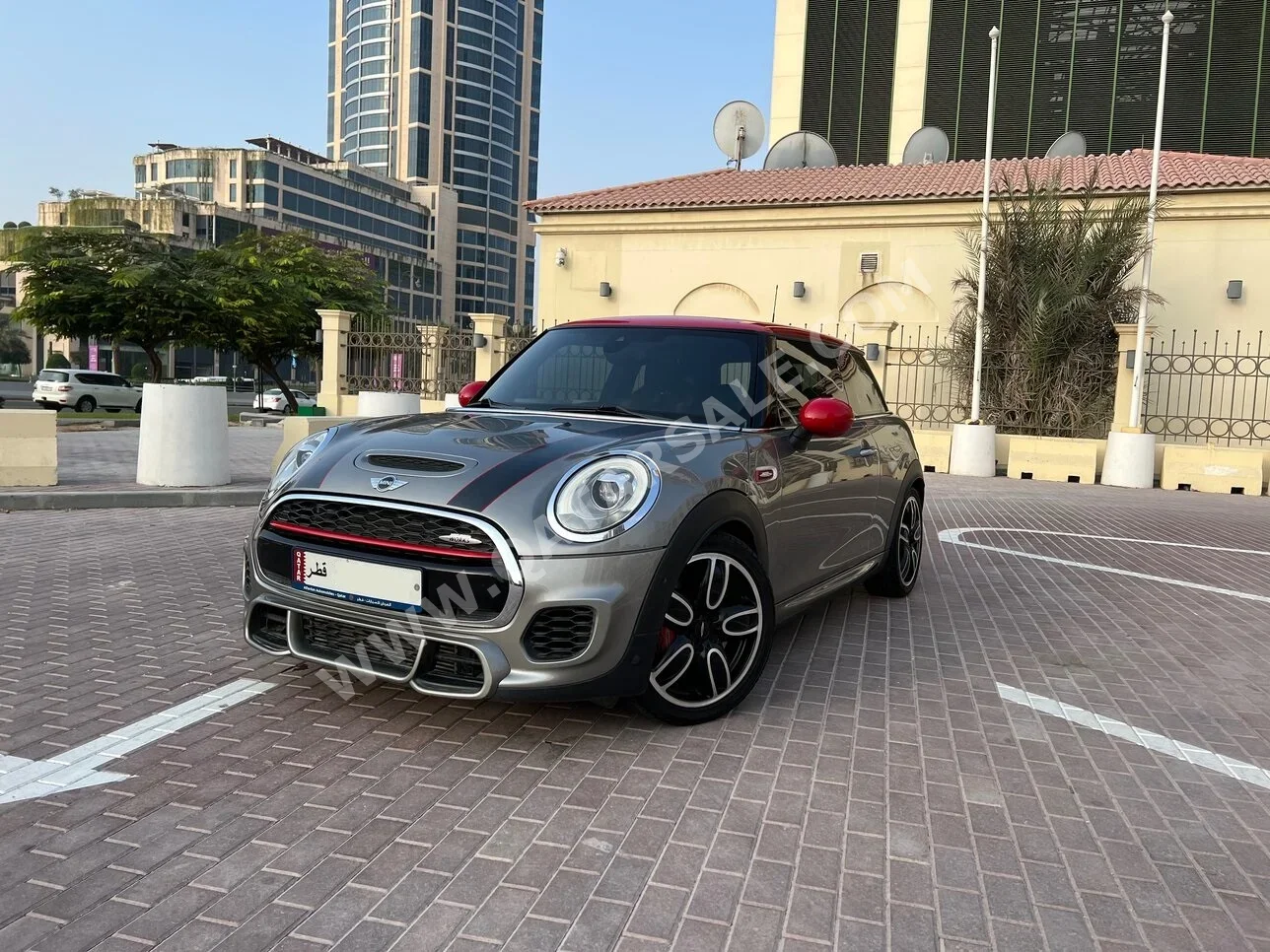 Mini Cooper Works Gray 2018 For Sale in Qatar