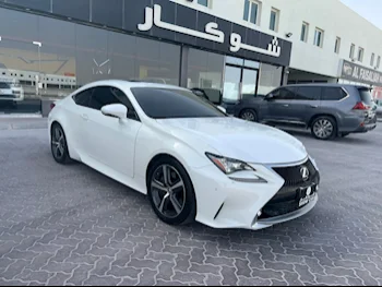 Lexus RC 350 White 2017 For Sale in Qatar
