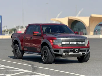 Ford Raptor SVT Red 2014 For Sale in Qatar
