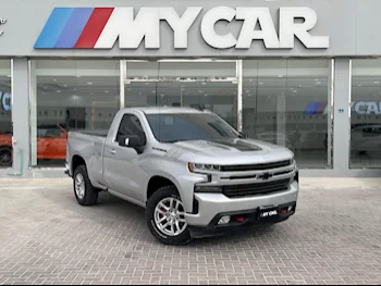 Chevrolet Silverado RST Silver 2019 For Sale in Qatar