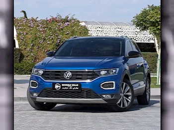 Volkswagen T-Roc Blue 2021 For Sale in Qatar