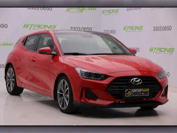 Hyundai Veloster Red 2019 For Sale in Qatar