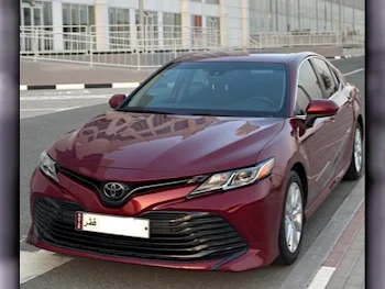 Toyota Camry LE Red 2020 For Sale in Qatar