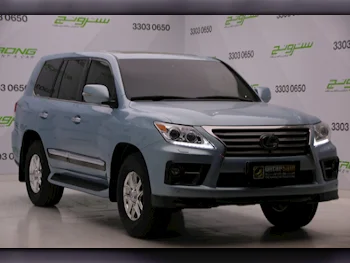 Lexus LX 570 Blue 2013 For Sale in Qatar