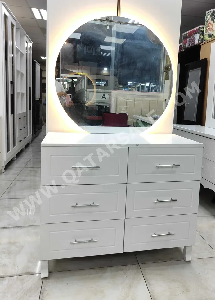 Wardrobes & Dressers - Doha Furniture - Dressing Table, Mirror, Chair ...