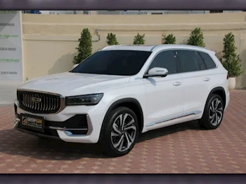Geely manjaro White 2024 For Sale in QAR