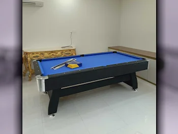 Billiard Table Blue With Installation For Sale in Qatar