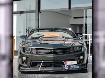 Chevrolet Camaro ZL1 Green 2013 For Sale in Qatar