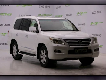 Lexus LX 570 White 2009 For Sale in Qatar